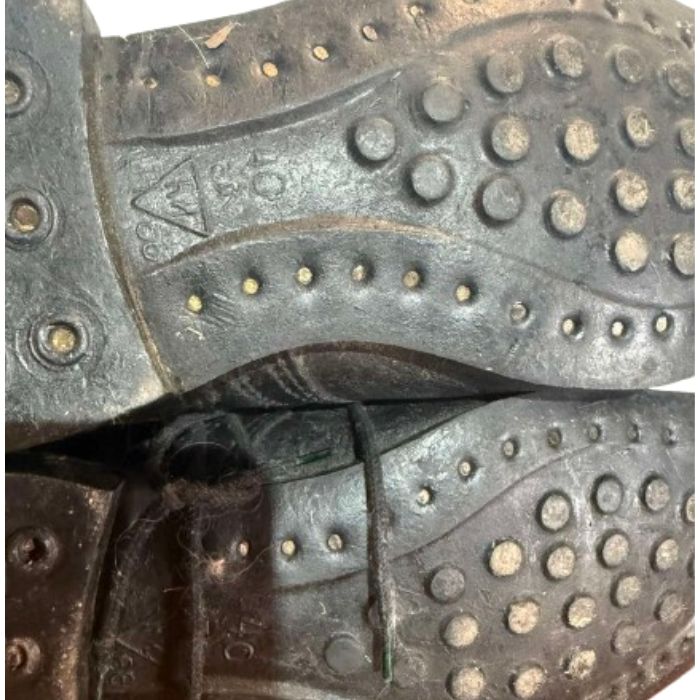 Vintage Soviet WW2 Dot Soles RKKA Combat boots 40 – Soviet Boots
